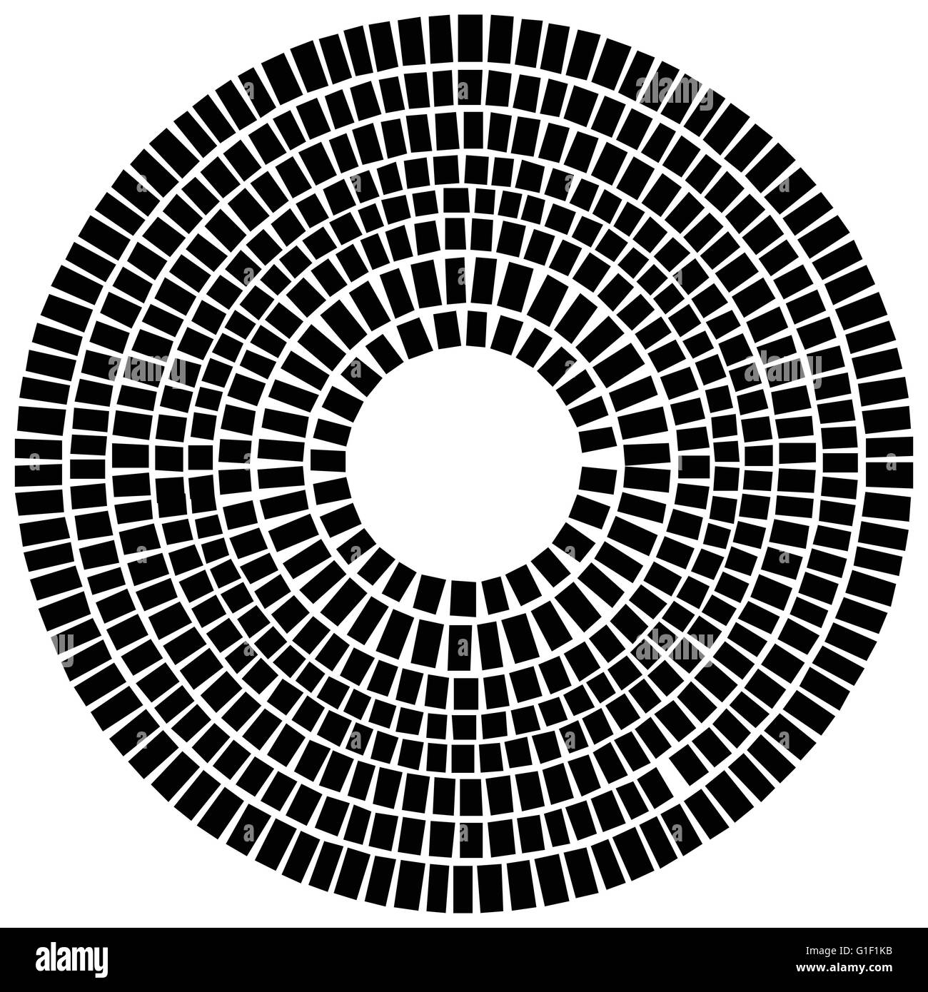 Concentric circle element made rectangles hi-res stock photography and ...