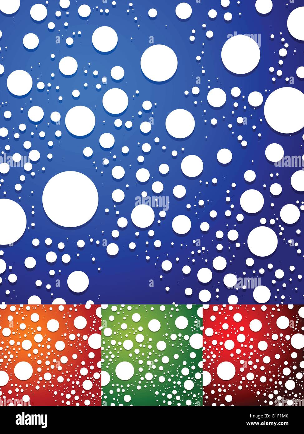 Colorful background with random, scattered circles. Abstract dotted ...