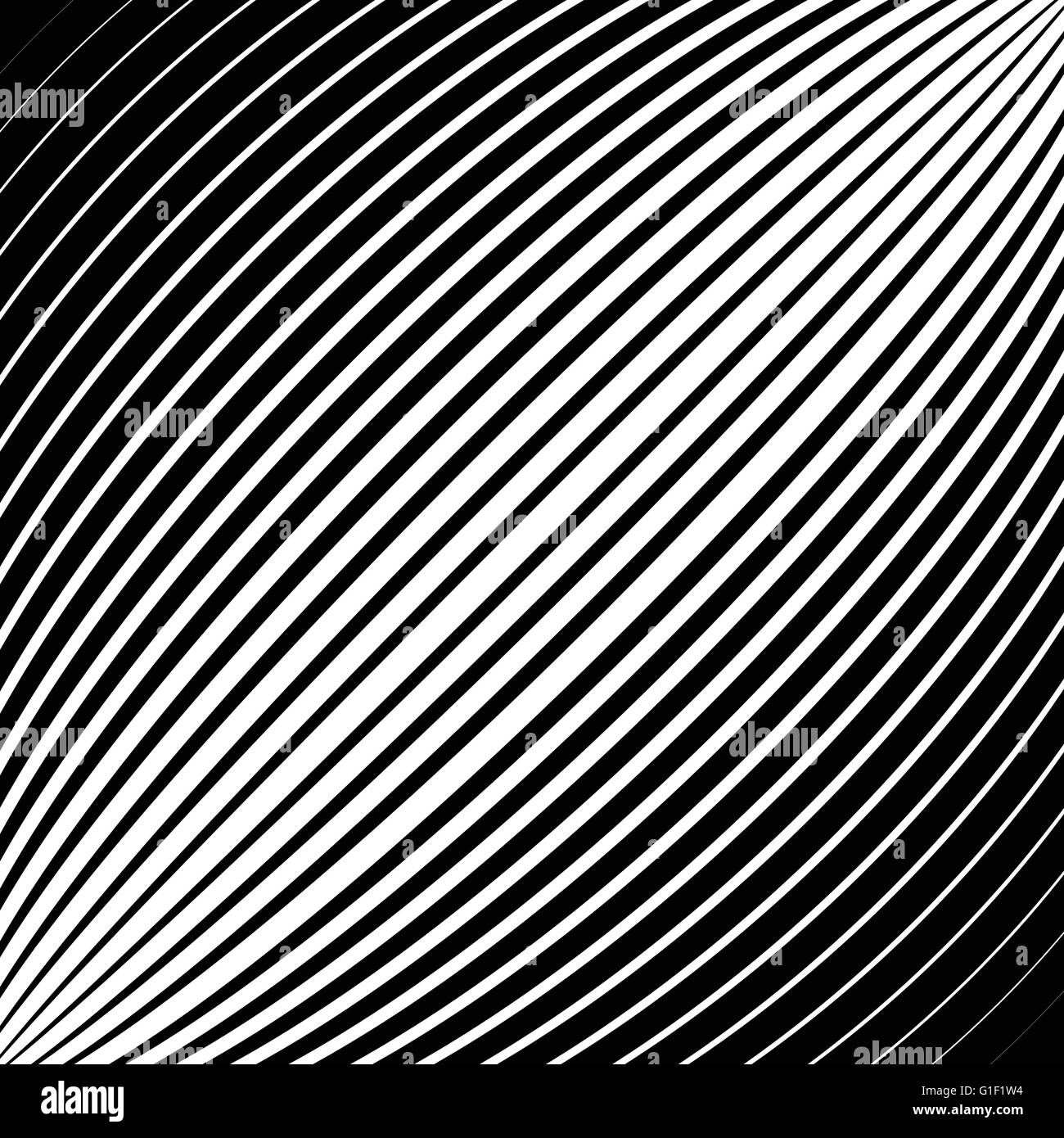 Diagonal lines, stripes with convex distortion Stock Vector Image & Art ...