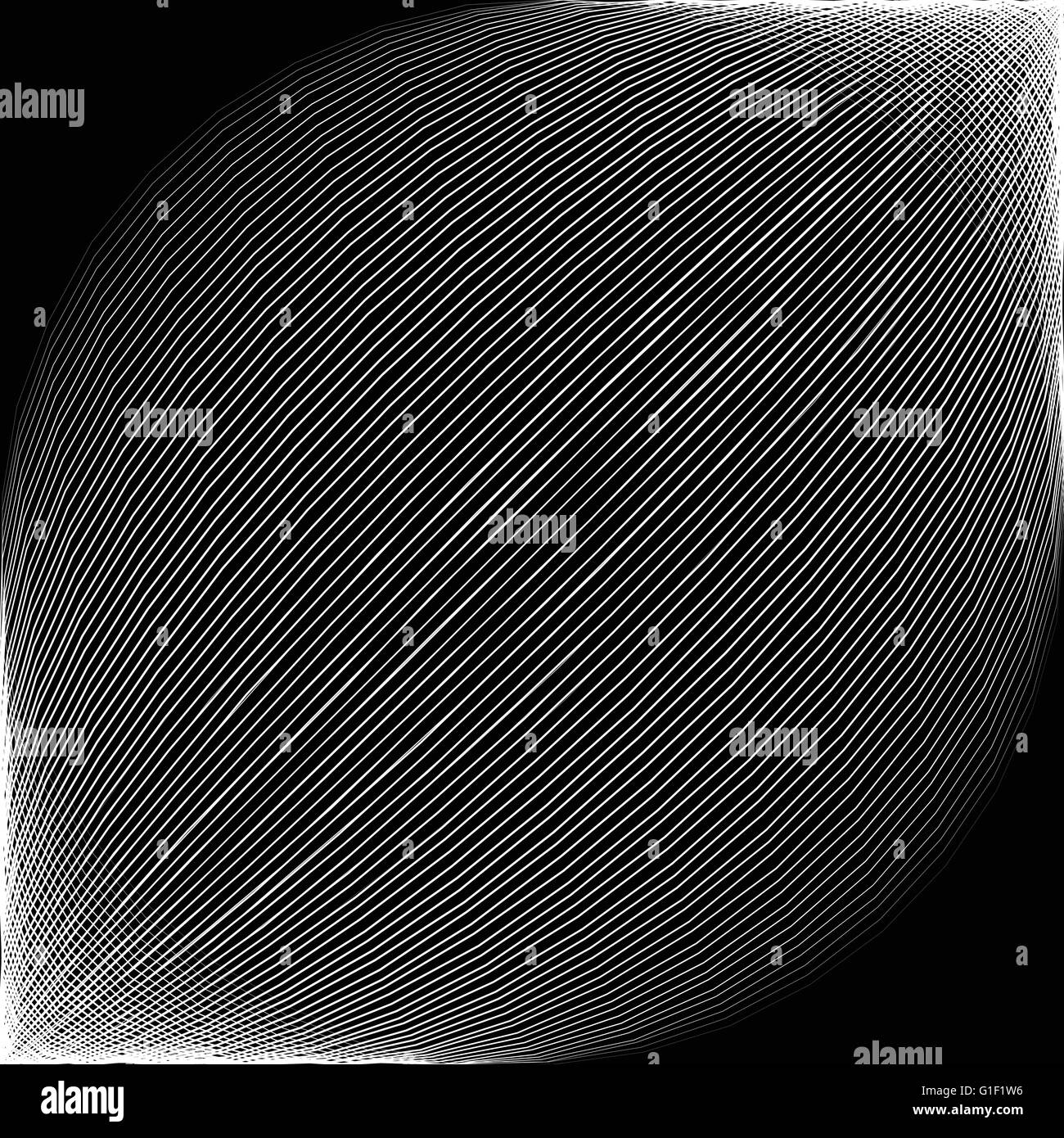 Diagonal lines with spherical distortion abstract monochromatic ...