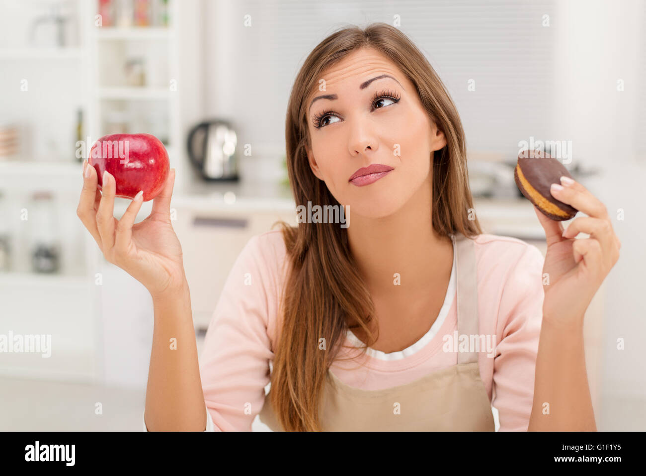 Dieting Or Not Stock Photo - Alamy