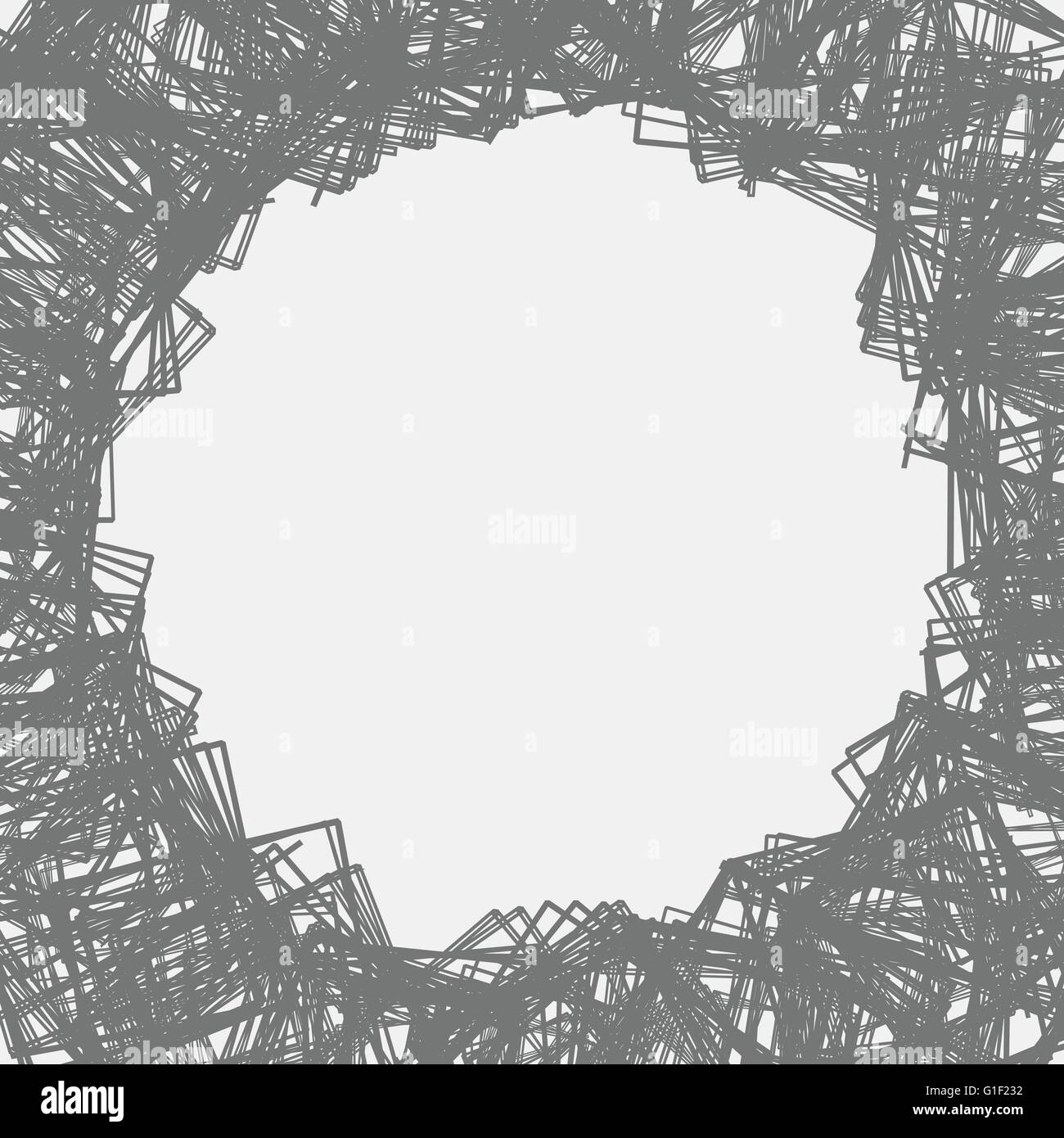 Random scattered shapes. Can be used as a frame or background for your ...