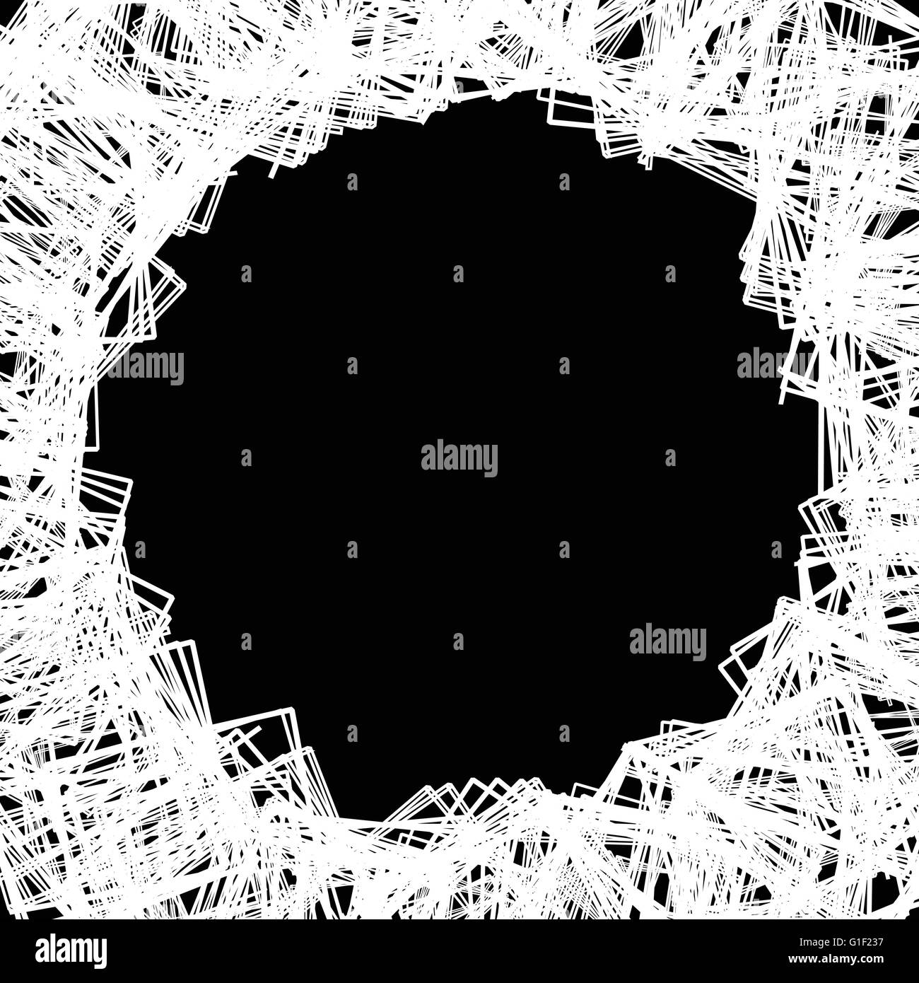 Random scattered shapes. Can be used as a frame or background for your ...