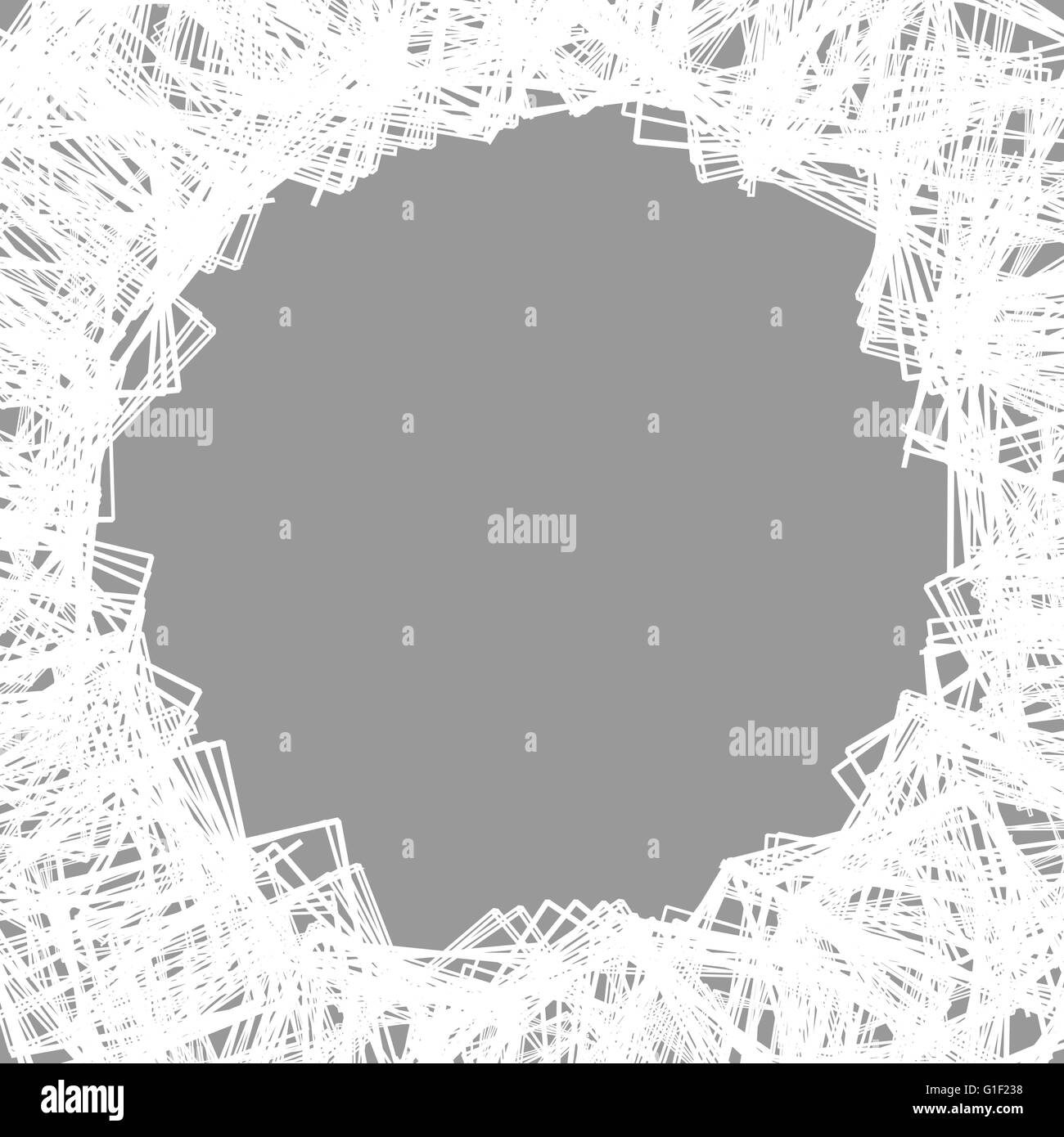 Random scattered shapes. Can be used as a frame or background for your ...