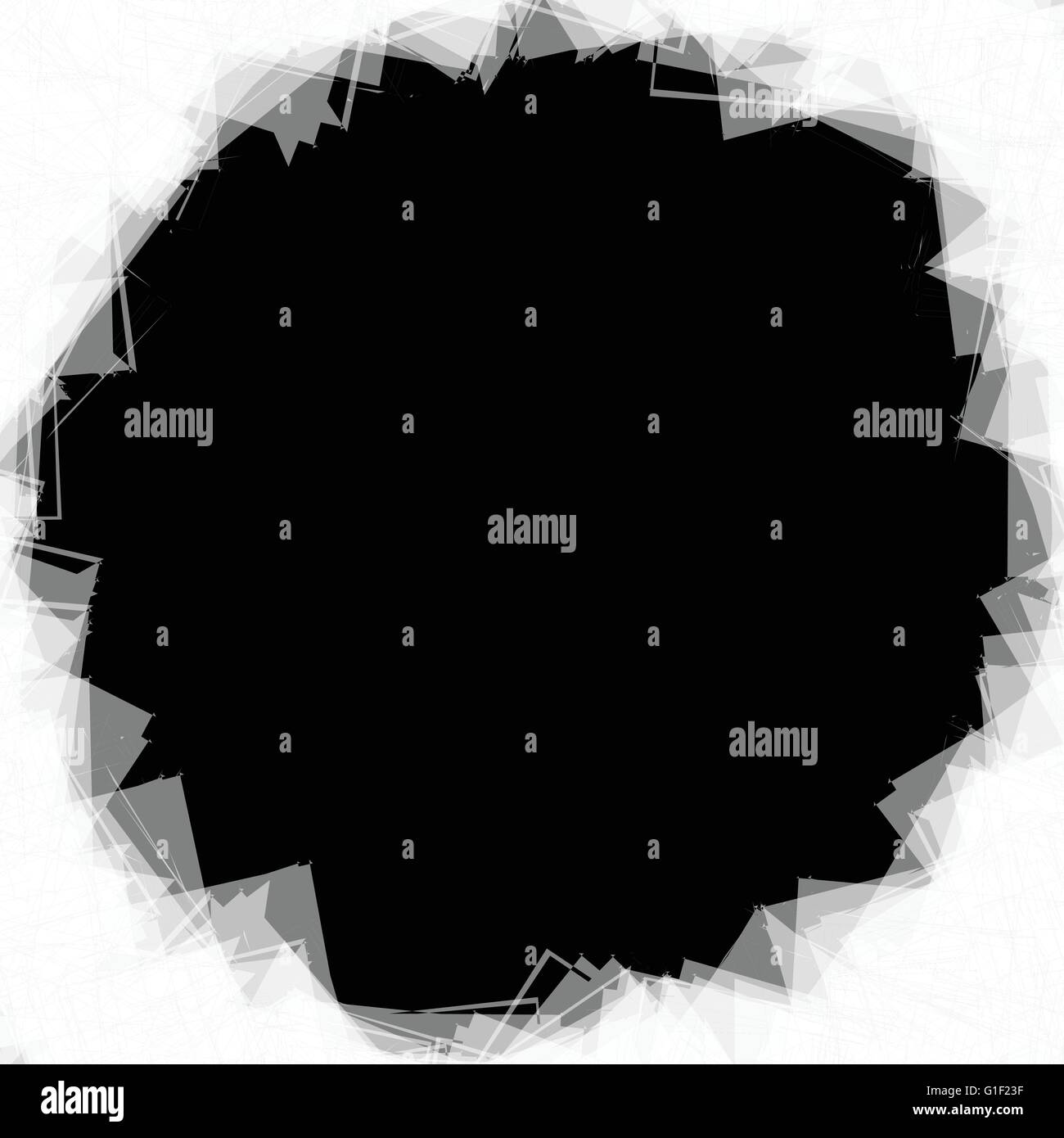 Random scattered shapes. Can be used as a frame or background for your ...