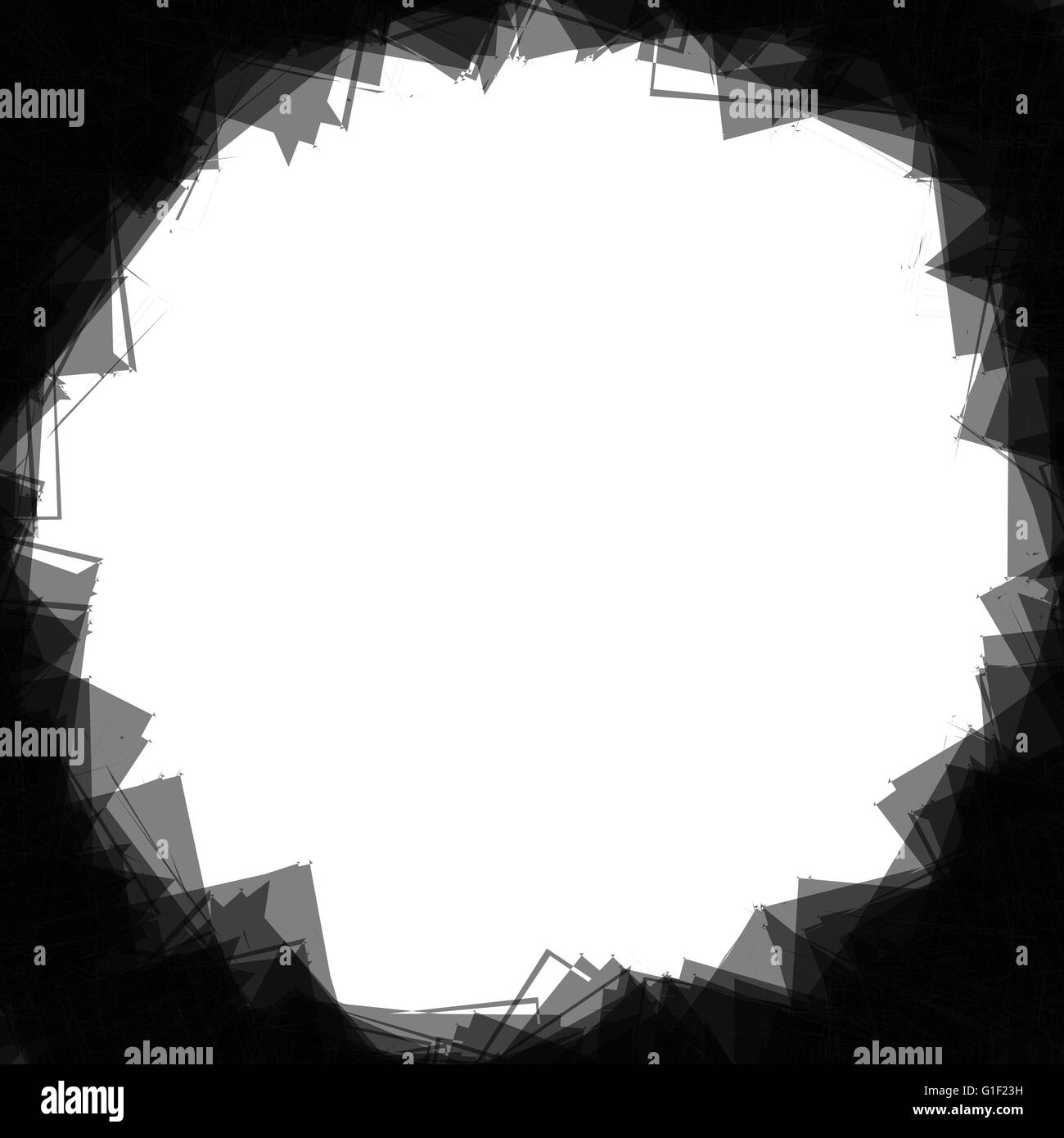 Random scattered shapes. Can be used as a frame or background for your ...