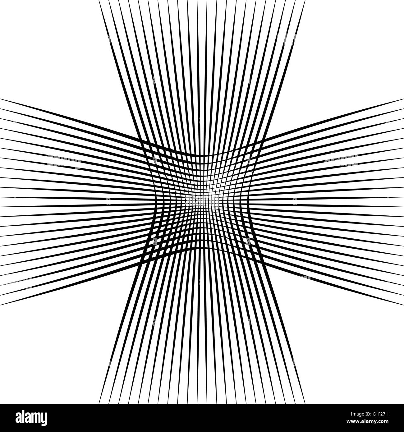 Abstract intersecting lines, grid mesh pattern element isolated on white Stock Vector Image ...