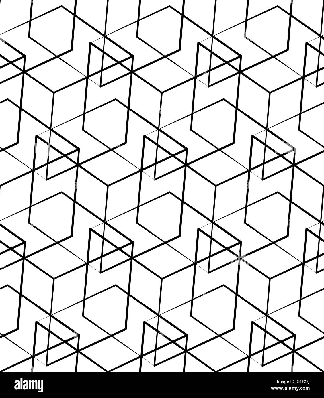 Grid, mesh seamless monochrome pattern. Intersecting lines Stock Vector Image & Art - Alamy