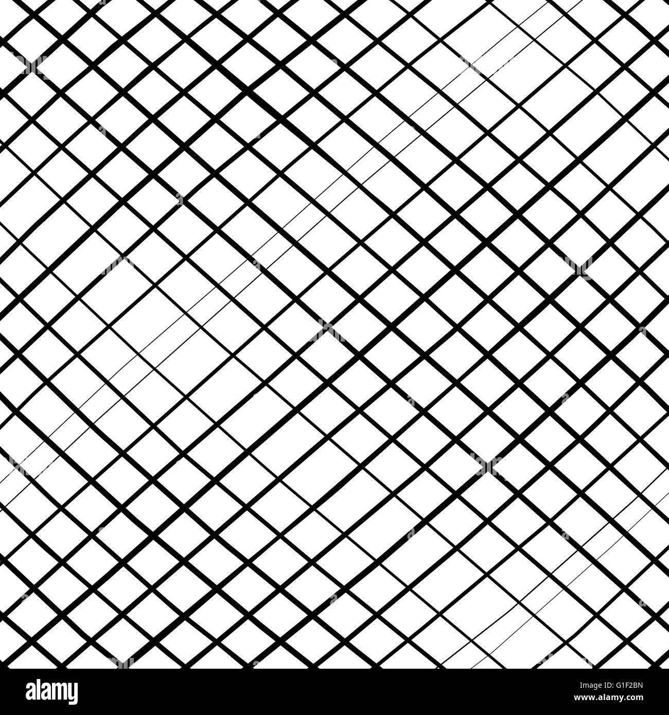 Grid, mesh, intersecting lines pattern with convex distortion. Lines are irregular Stock Vector ...