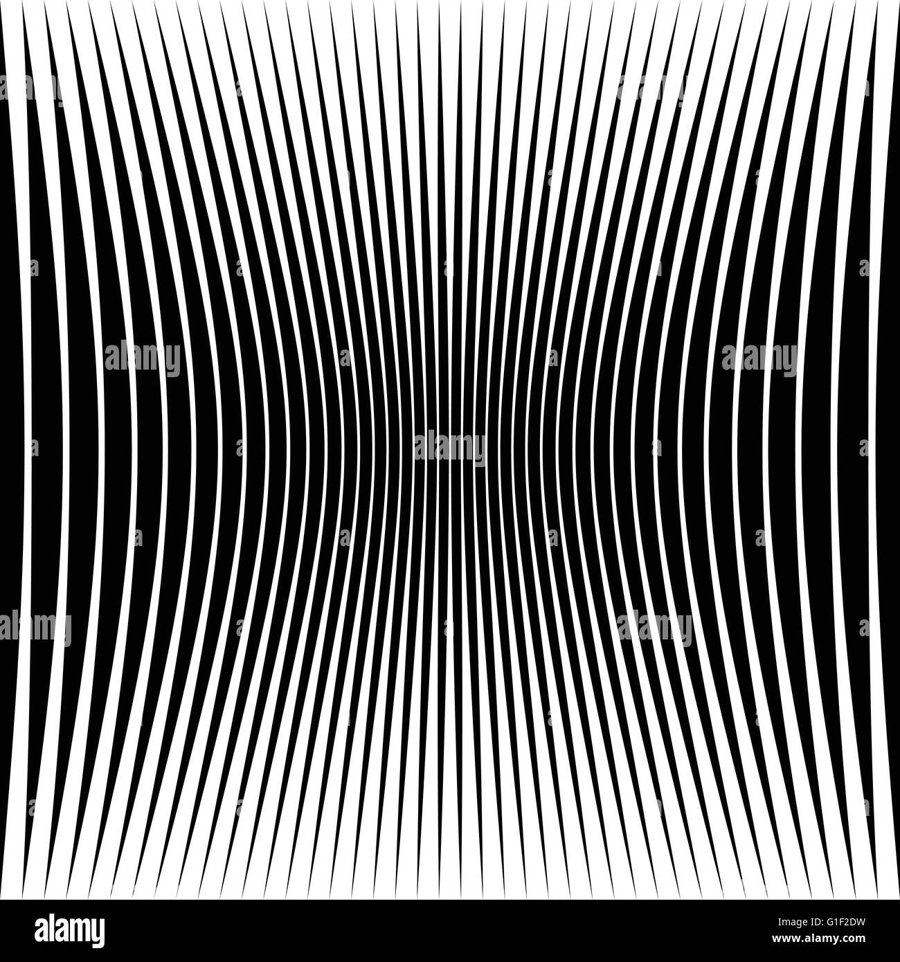 Abstract geometric pattern with squeezed-compressed distortion effect ...