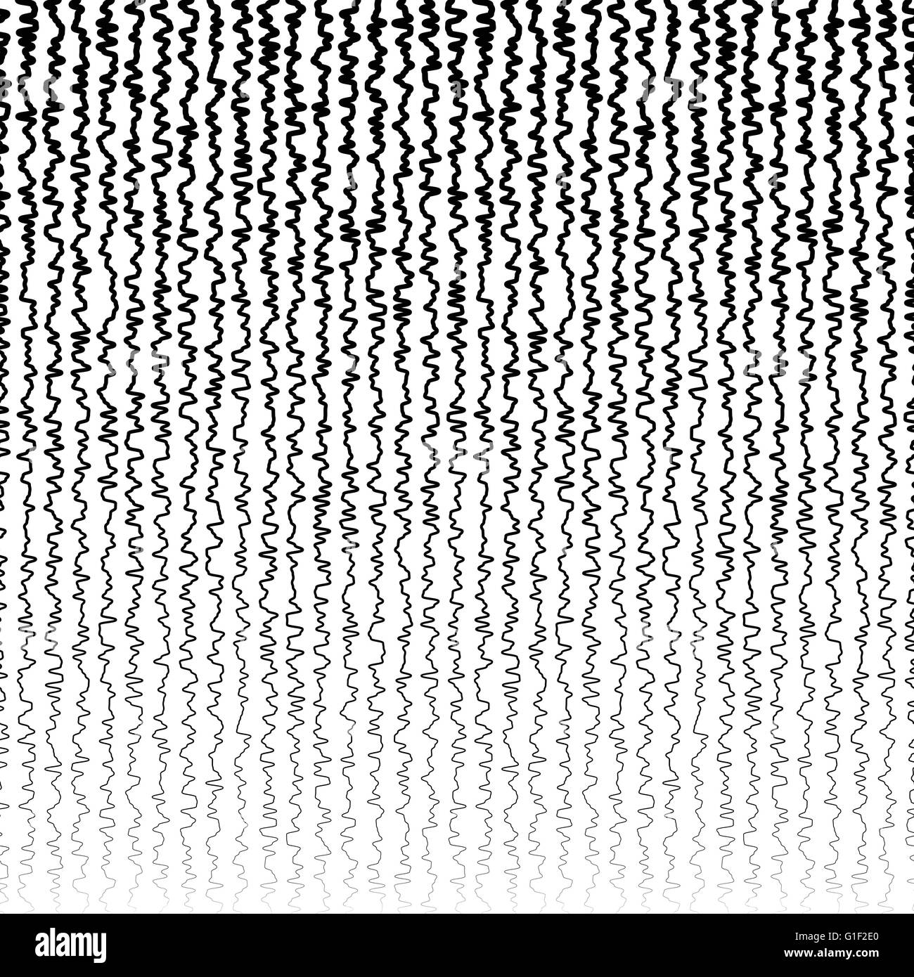 Vertical jagged, irregular lines pattern. Abstract monochrome random ...