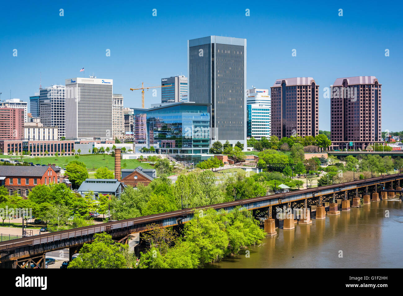 Richmond virginia usa downtown skyline hi-res stock photography and ...