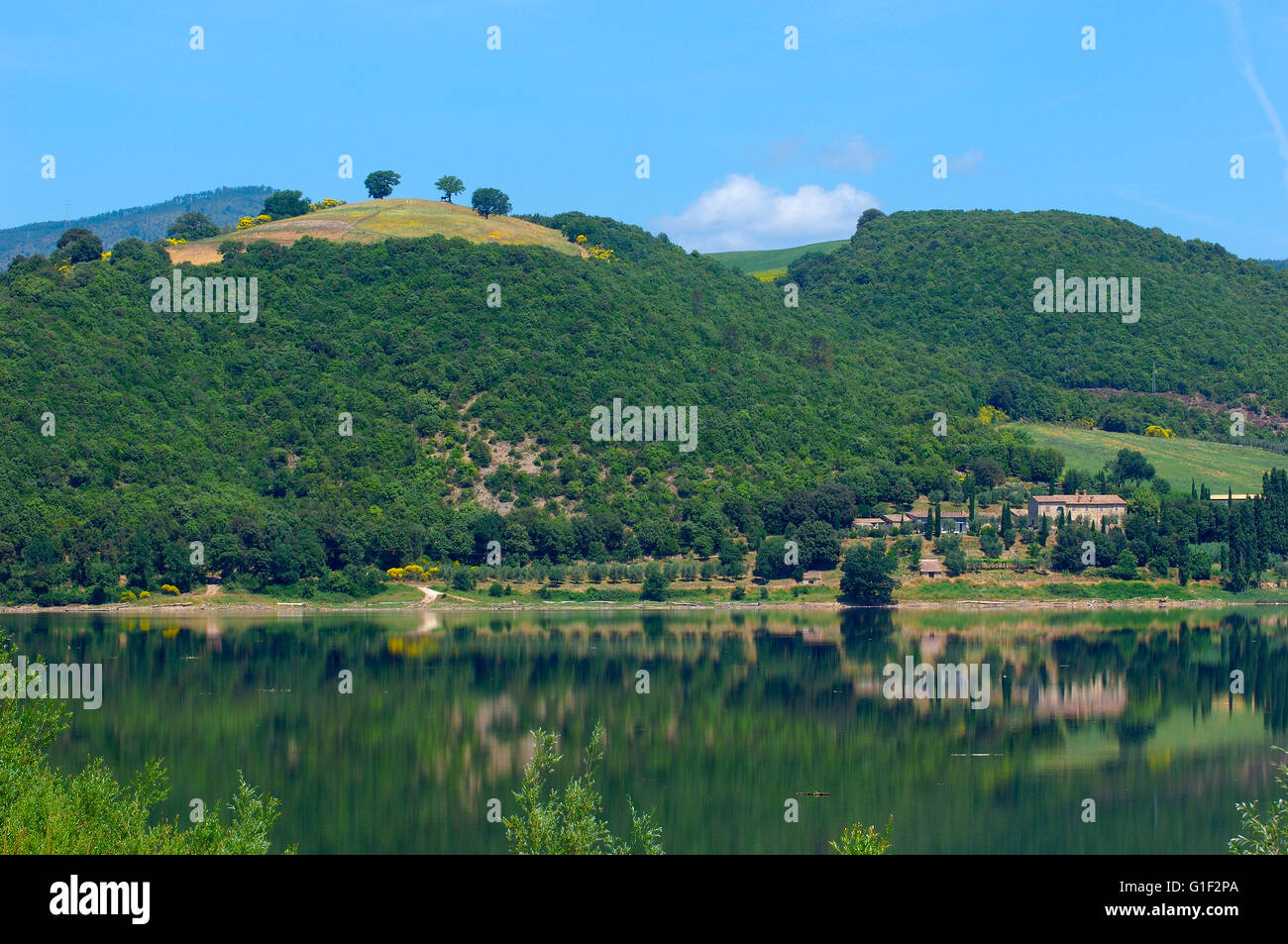 Corbara lake. Lago di Corbara. Tiber Valley. Todi. Umbria. Italy ...