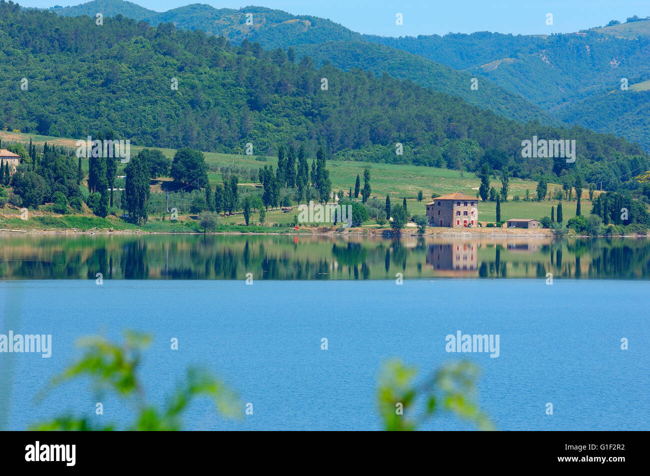 Corbara lake. Lago di Corbara. Tiber Valley. Todi. Umbria. Italy ...