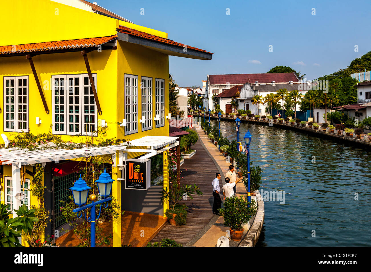 Malaysia Malacca The Malacca river Stock Photo - Alamy