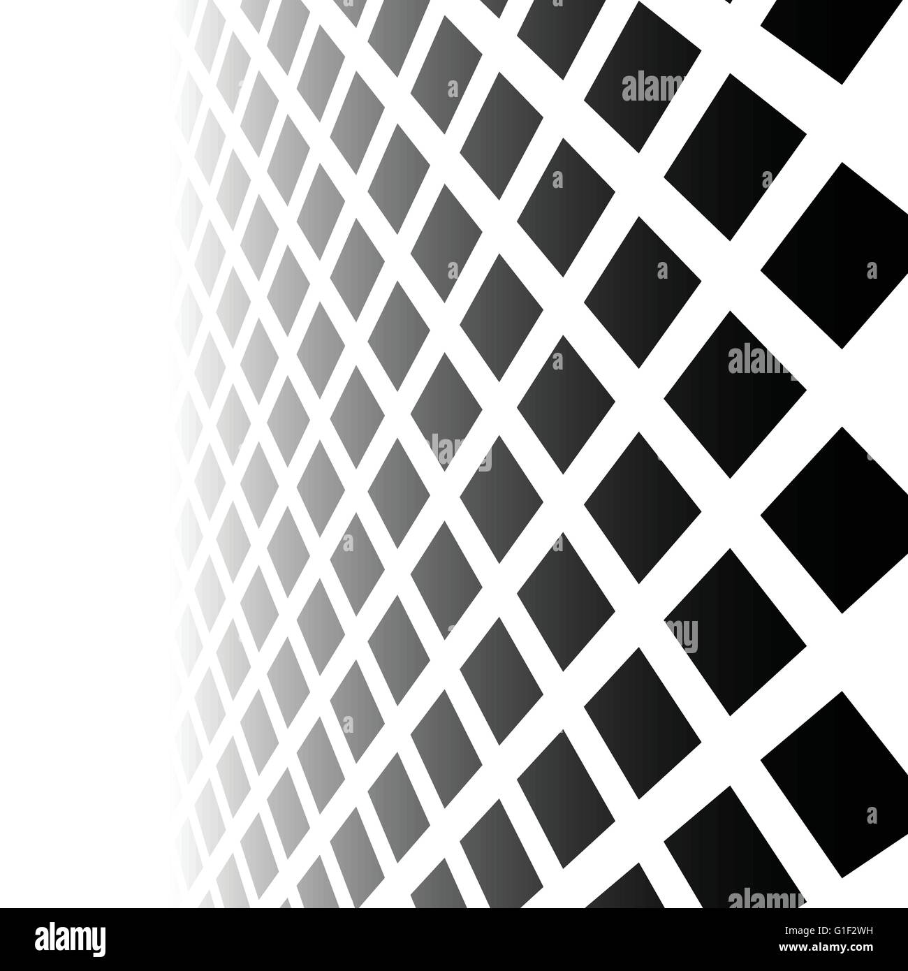 Fading mosaic of squares. Vanishing pattern in perspective Stock Vector ...