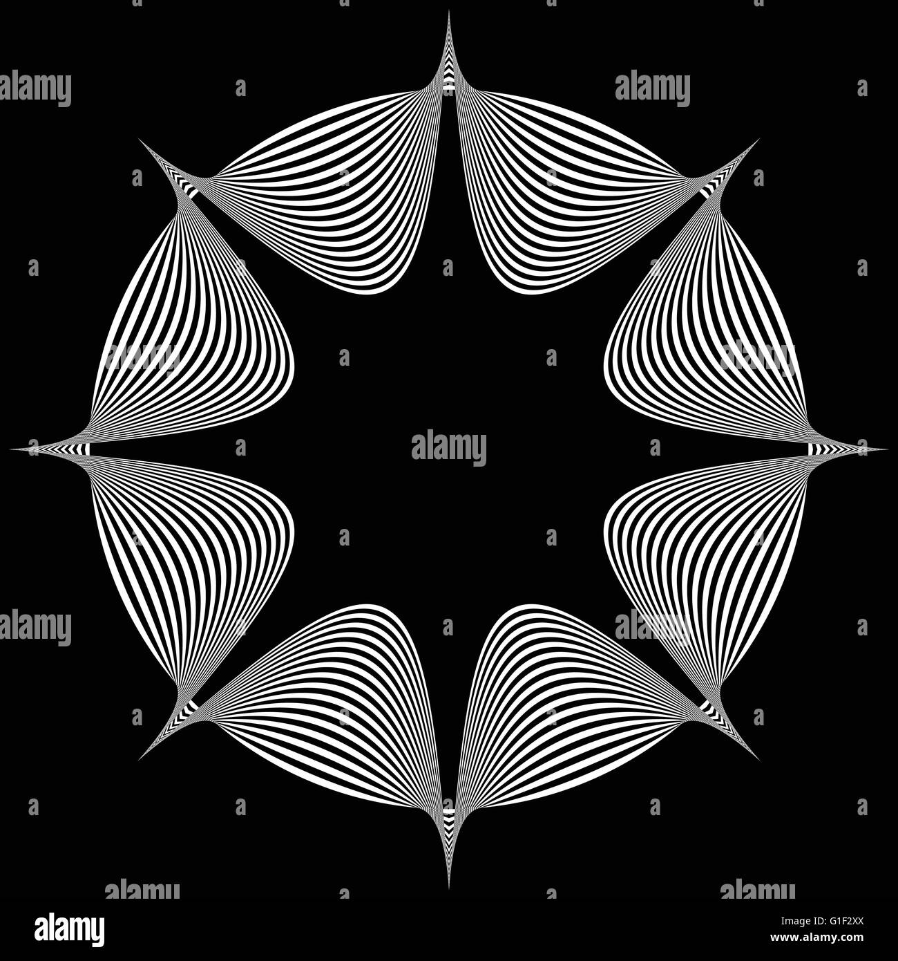 Abstract spiky pointed shape isolated hi-res stock photography and ...