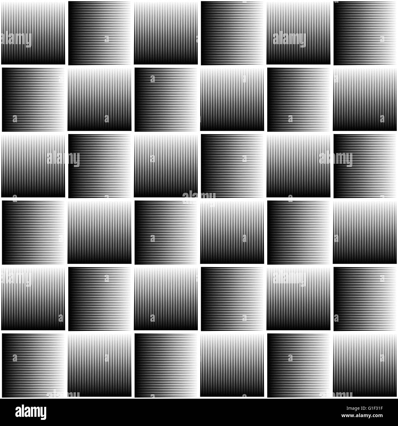 Pointed lines repeatable seamless pattern. Monochrome abstract ...