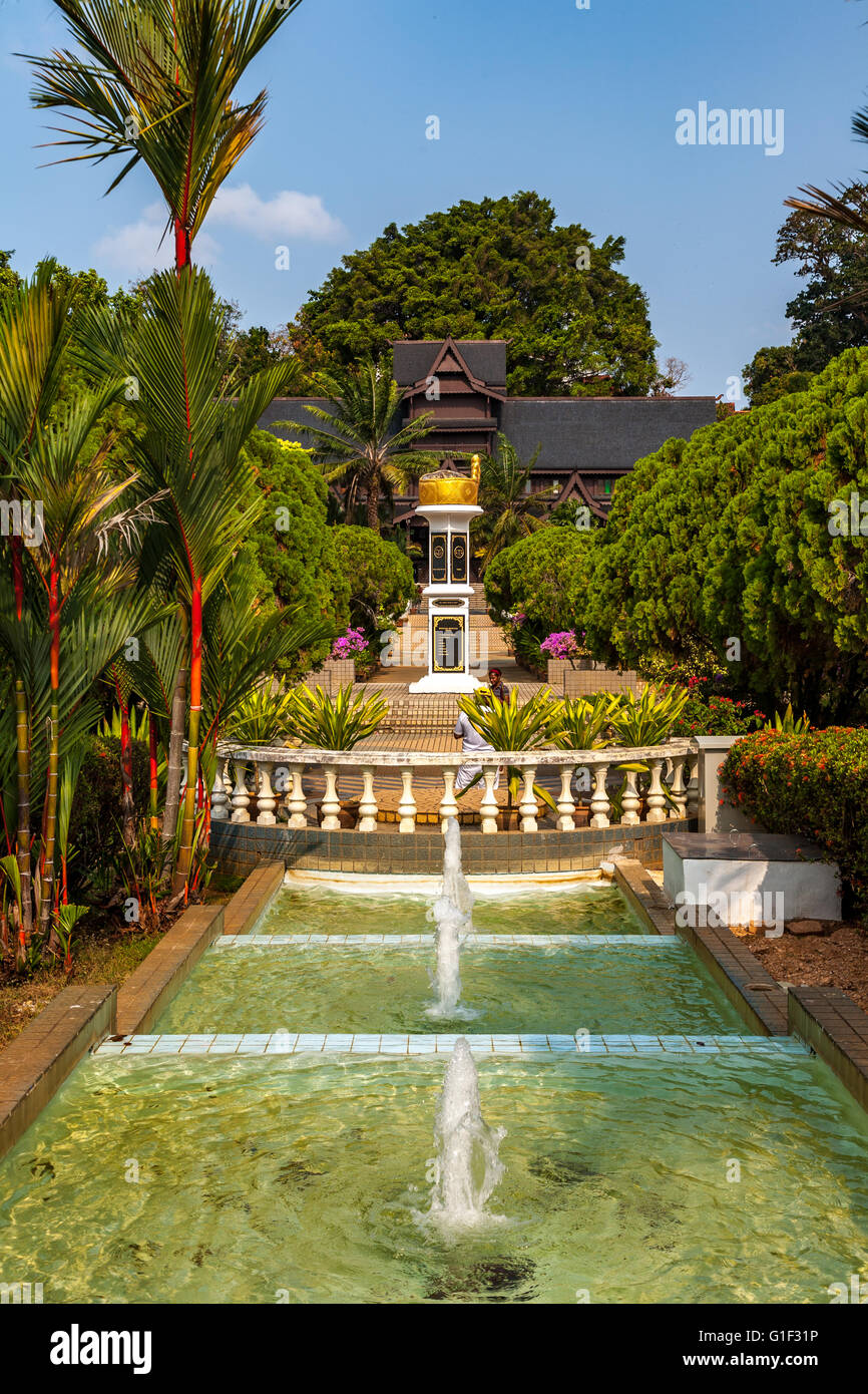 Malaysia Malacca Gardens of the Malacca Sultanate Palace Museum Stock ...