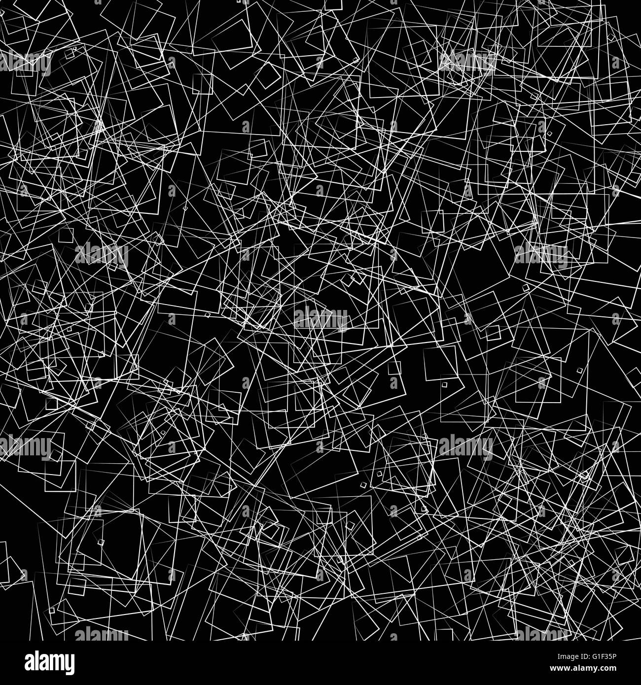 Dense Intersecting Lines Abstract Geometric Edgy Graphic Monochrome Geometric Art Stock