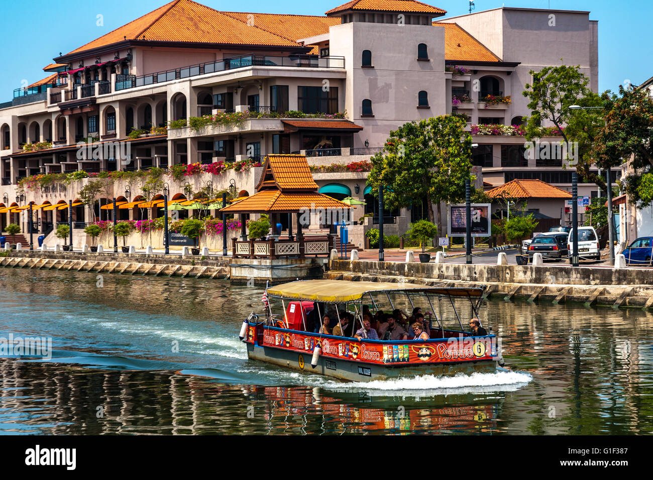 Malaysia Malacca River cruise Stock Photo - Alamy