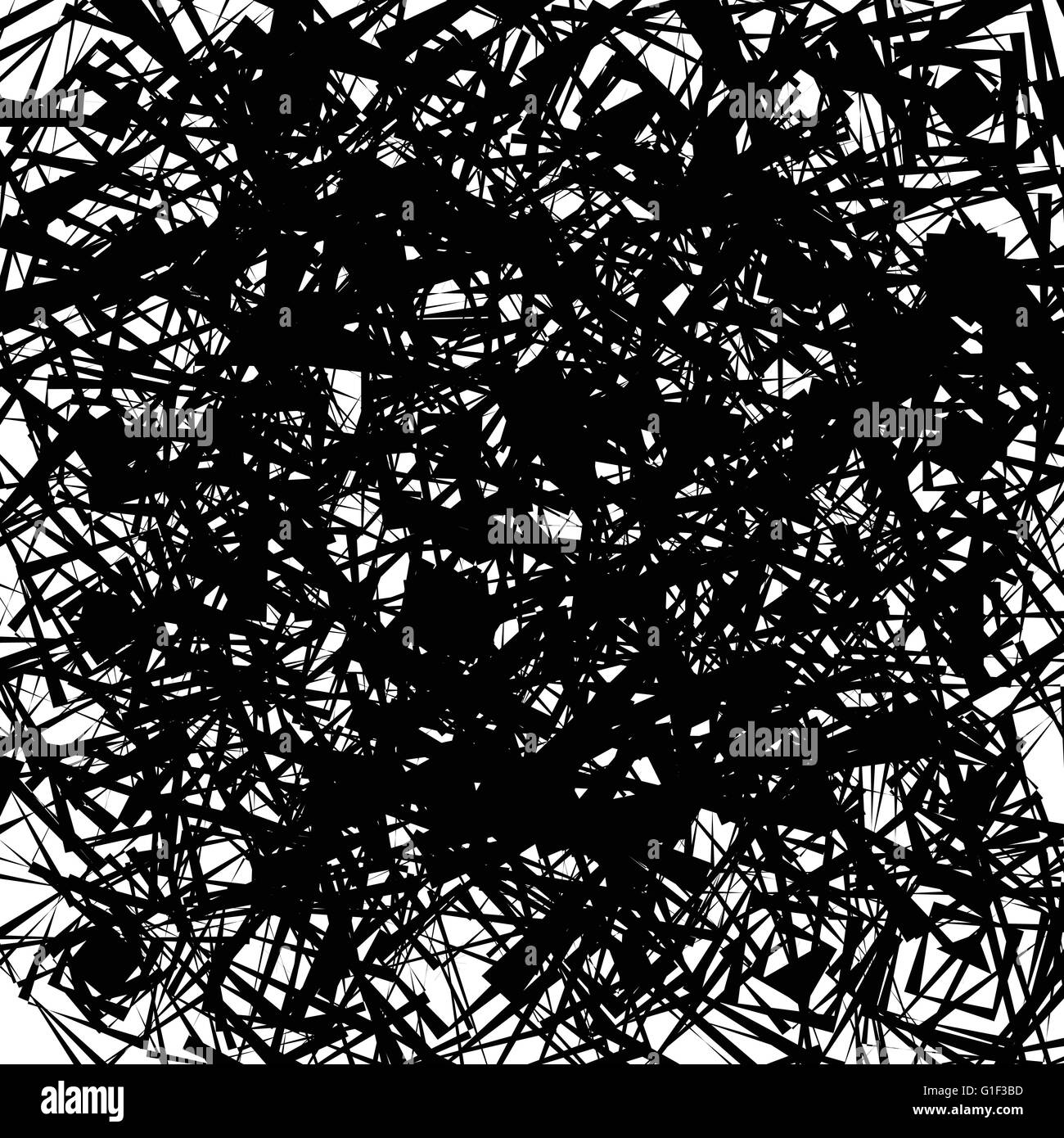 Grungy, dense abstract, geometric pattern. Rough, scratchy texture ...