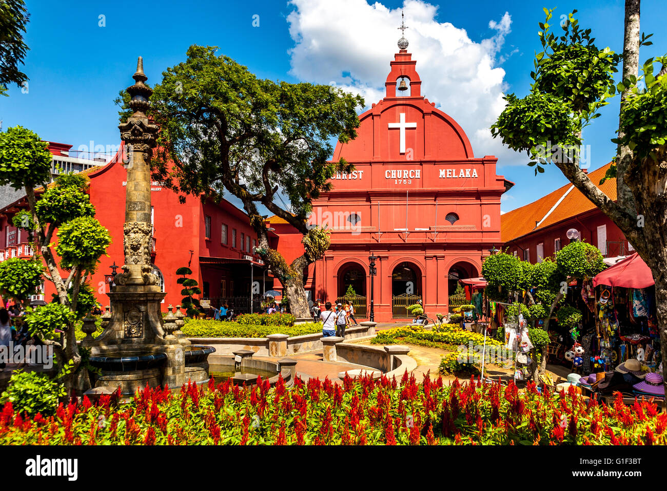 Malaysia Malacca Dutch Square Stock Photo - Alamy