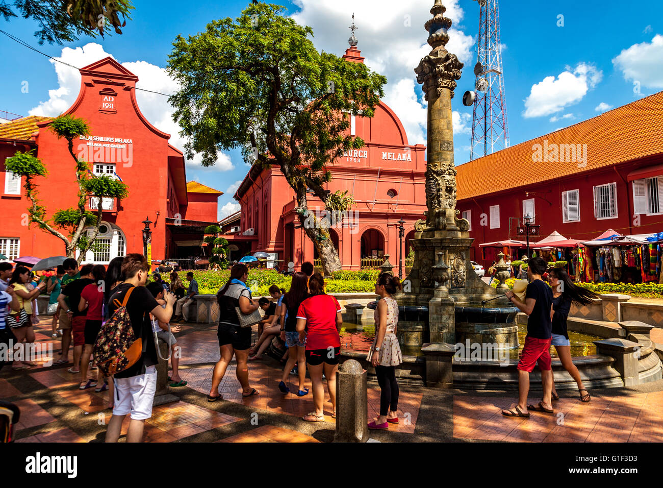 Malaysia Malacca Dutch Square Stock Photo - Alamy