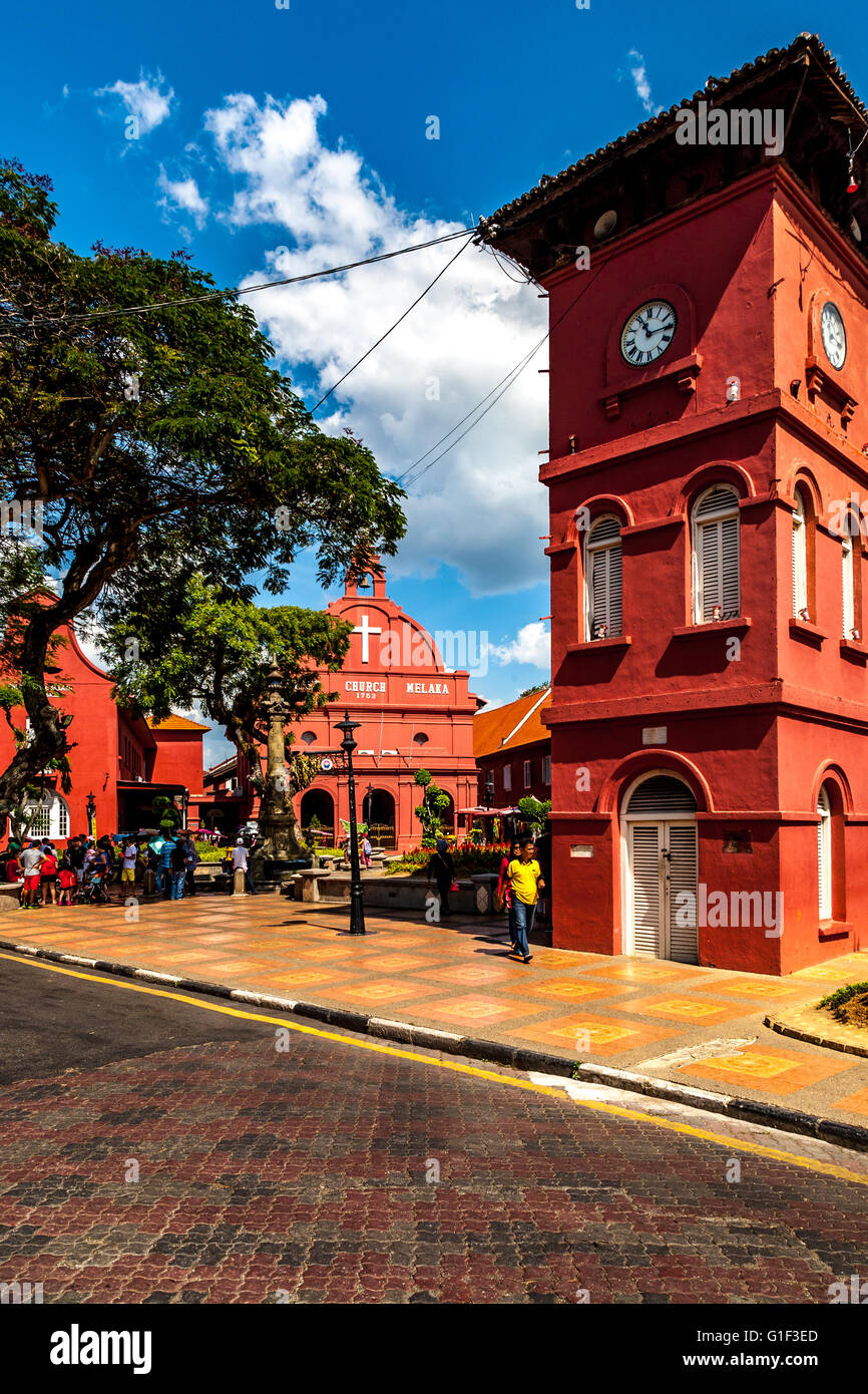 Malaysia Malacca Dutch Square Stock Photo - Alamy