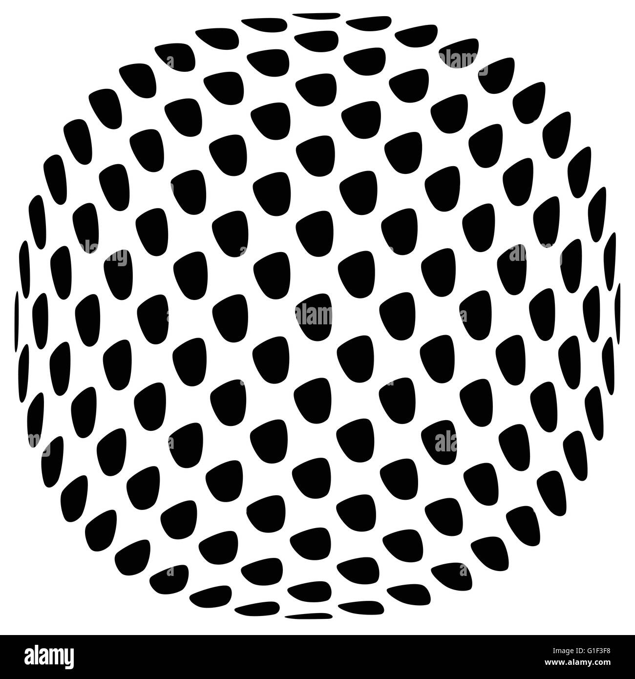 Mesh of squares with distortion effect. Simple artistic element. Other ...