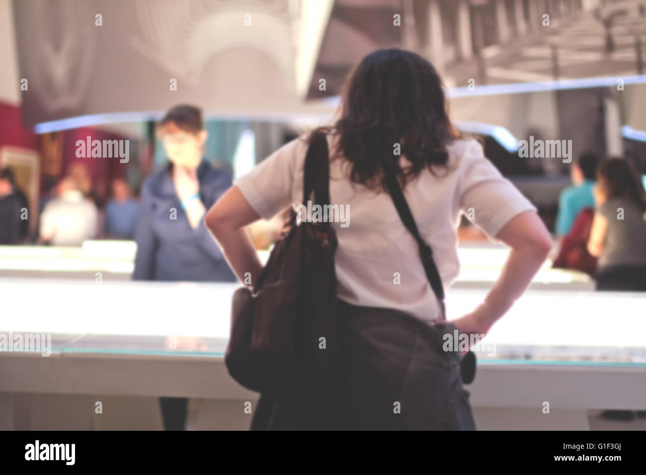 Crowd of people blurred hi-res stock photography and images - Alamy