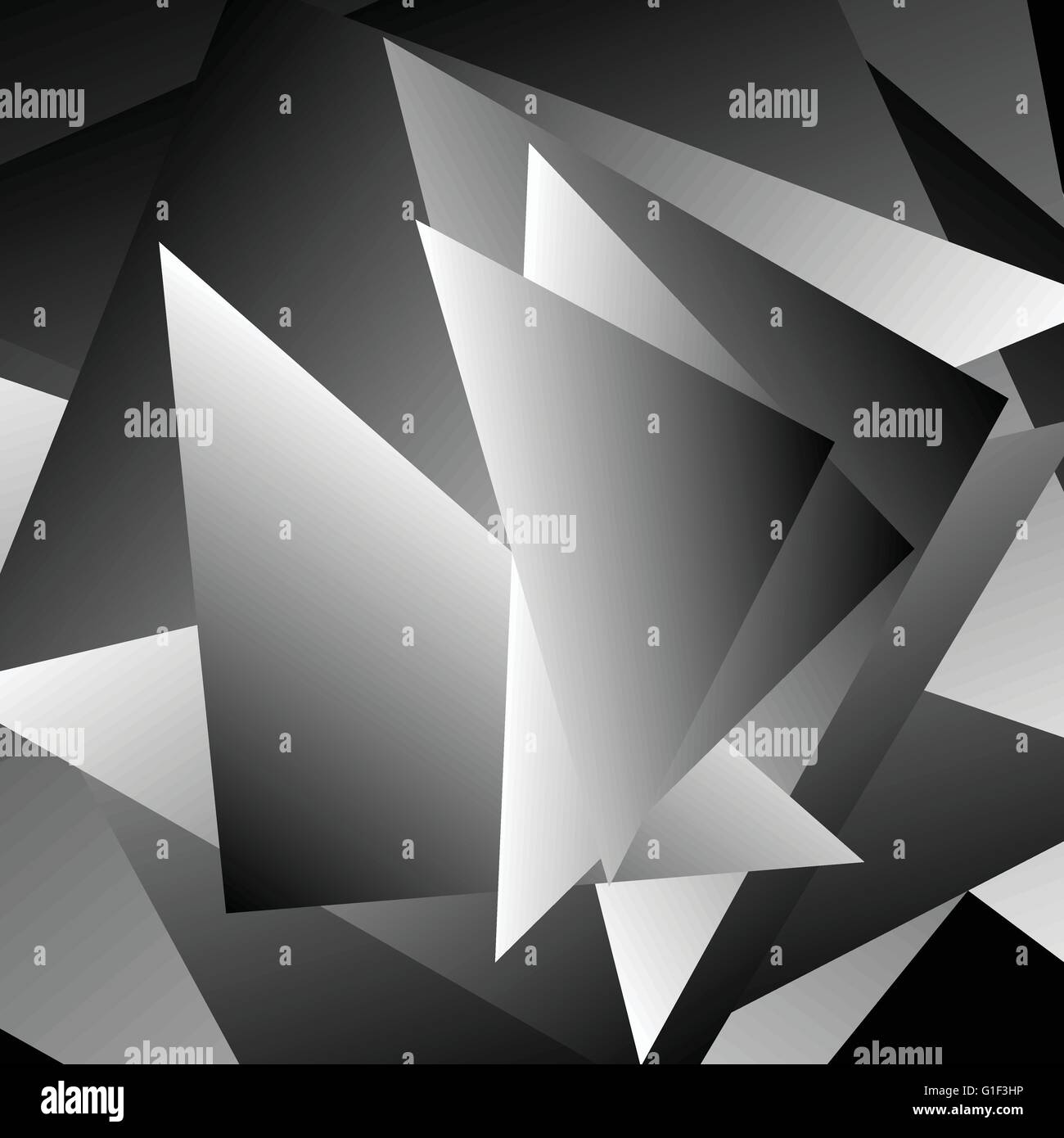 Overlapping triangular forms hi-res stock photography and images - Alamy