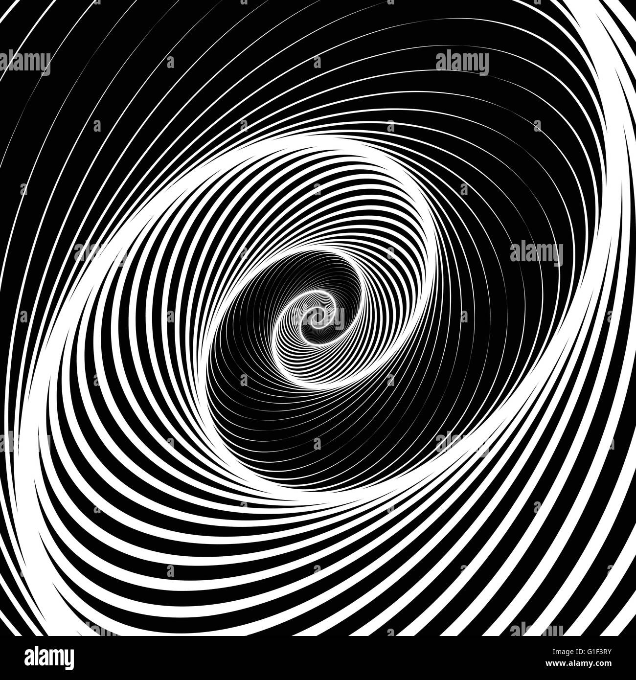 Spiral, volute background - Rotating radiating, concentric ellipse ...