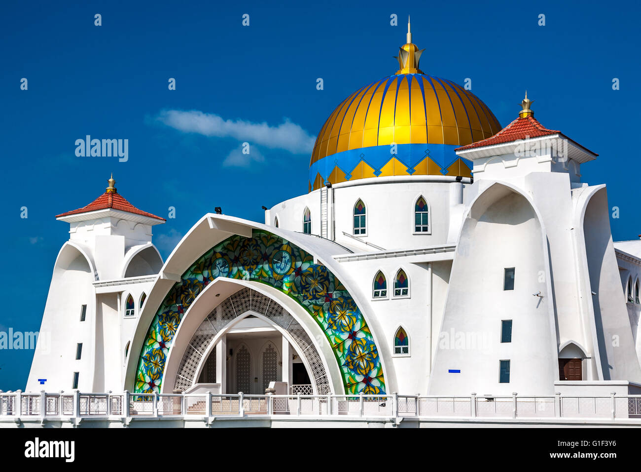Malaysia Malacca The Malacca Straits Mosque Stock Photo - Alamy