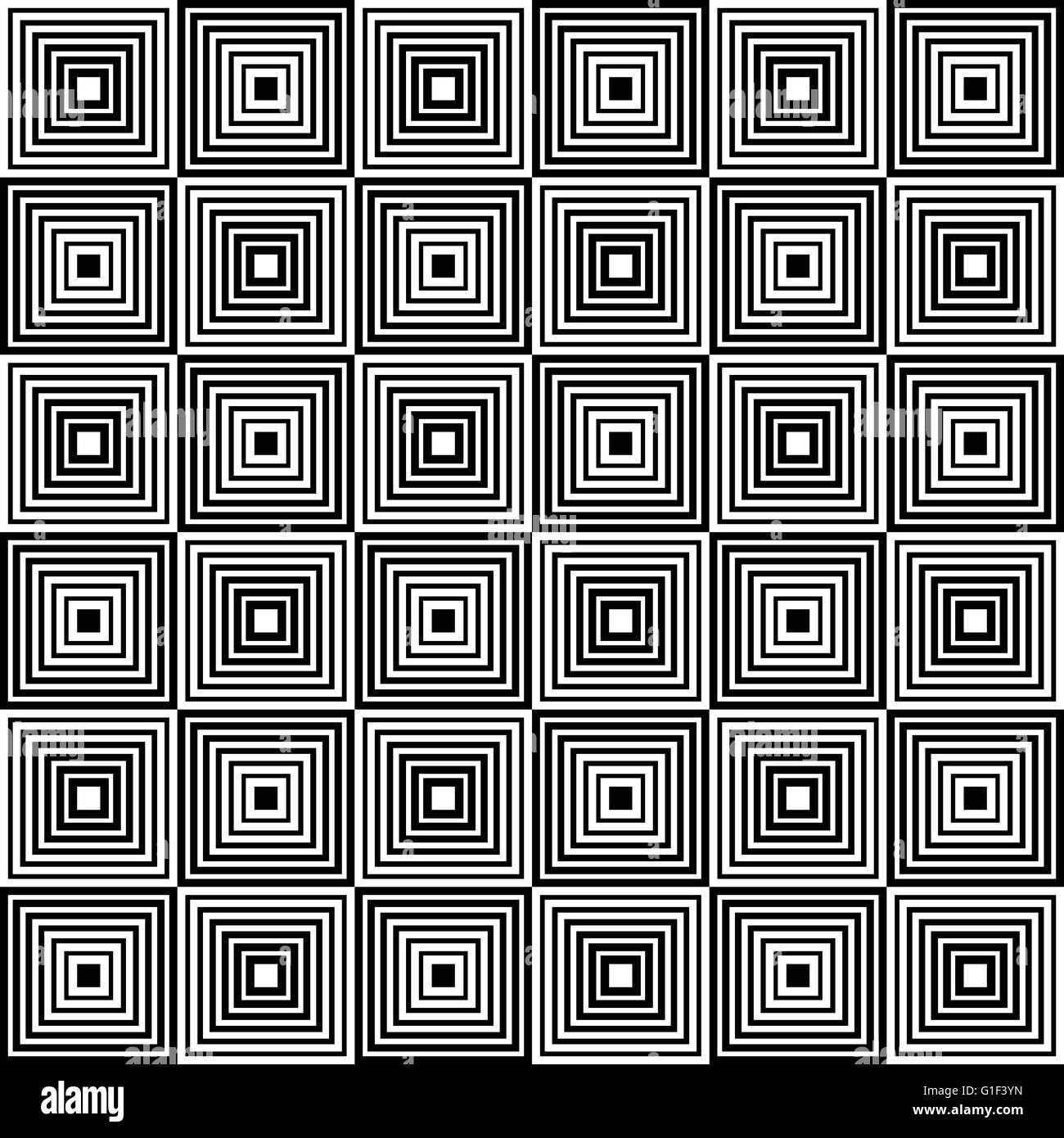 Repeatable pattern with squares. Monochrome abstract background Stock Vector Image & Art - Alamy