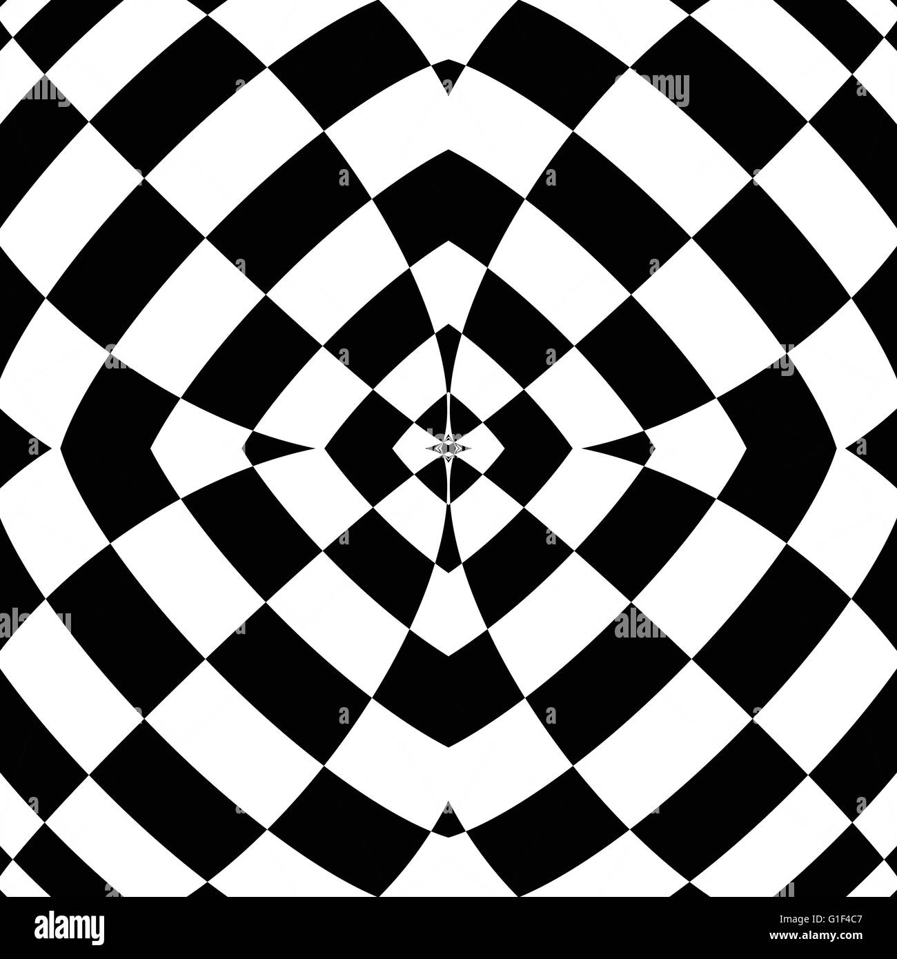 Mirrored symmetrical pattern. Geometric monochrome background ...