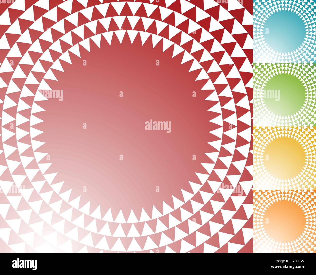 Circle with triangle pattern - Textured circular element with triangle ...