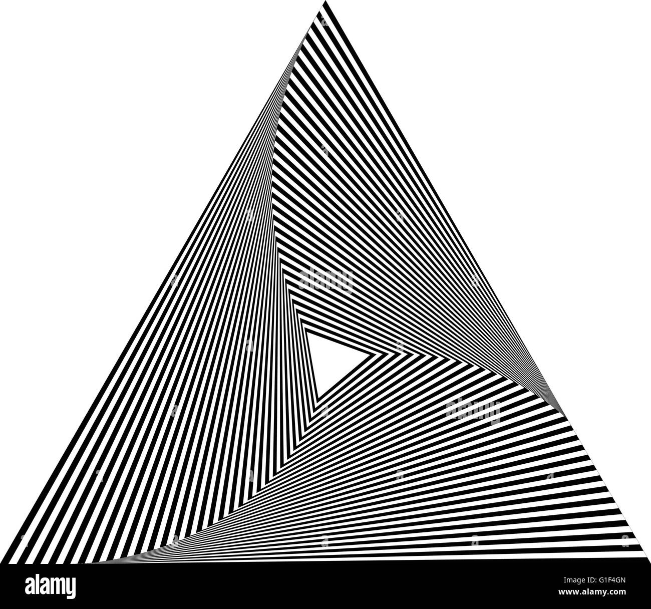 Abstract radiating contour lines Black and White Stock Photos & Images ...