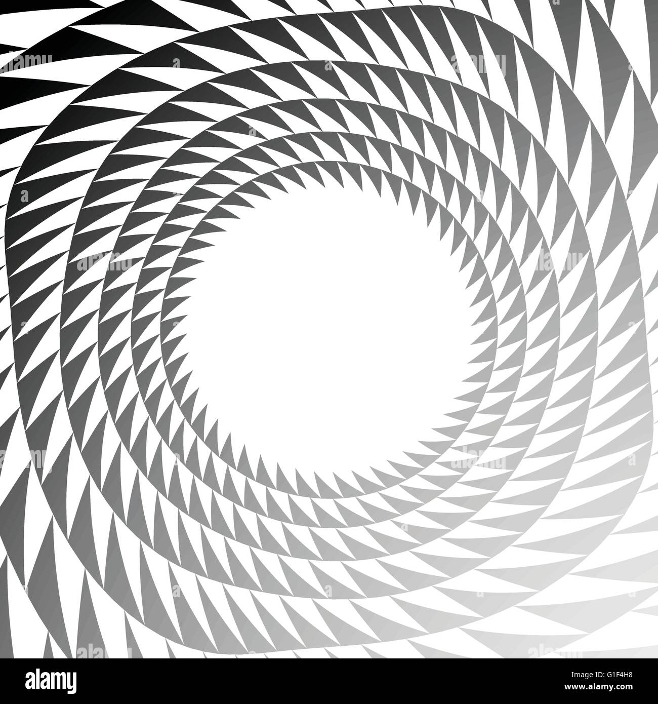 Circle with triangle pattern - Textured circular element with triangle ...