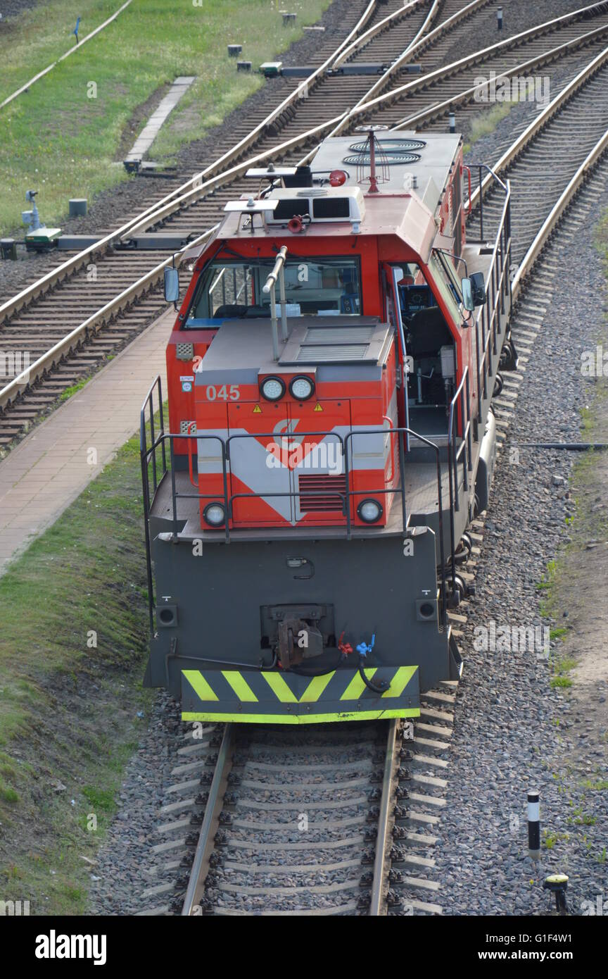 Railroad and locomotive Stock Photo - Alamy