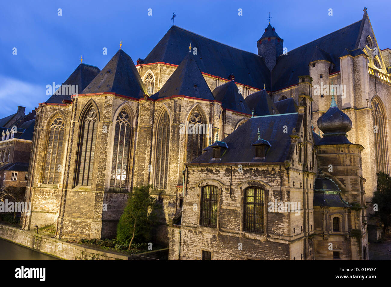 Saint michaels church ghent hi-res stock photography and images - Alamy