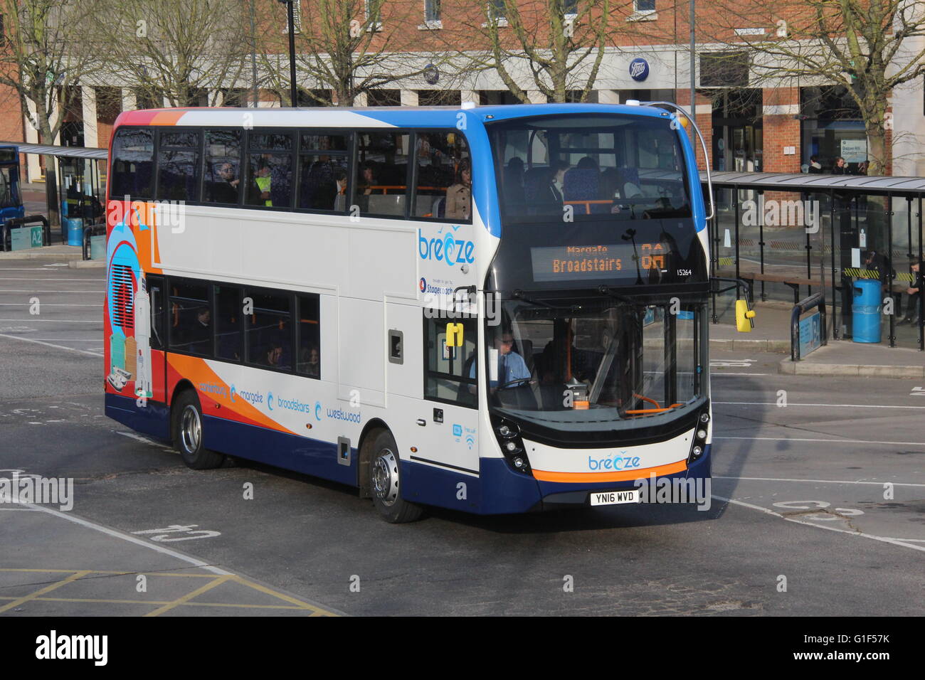 A new Stagecoach South East Scania N250UD with Alexander Dennis ...