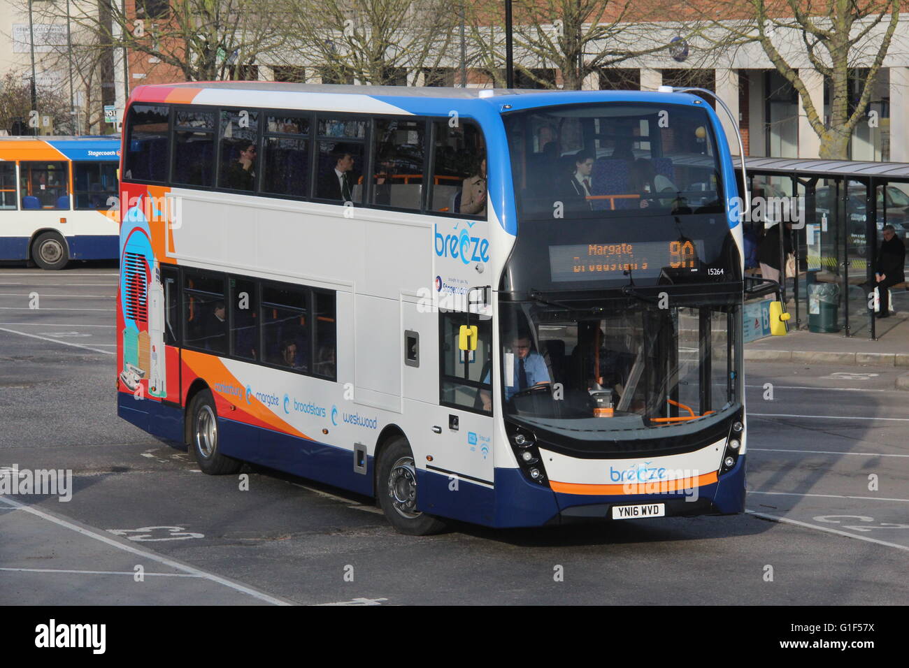 A new Stagecoach South East Scania N250UD with Alexander Dennis ...