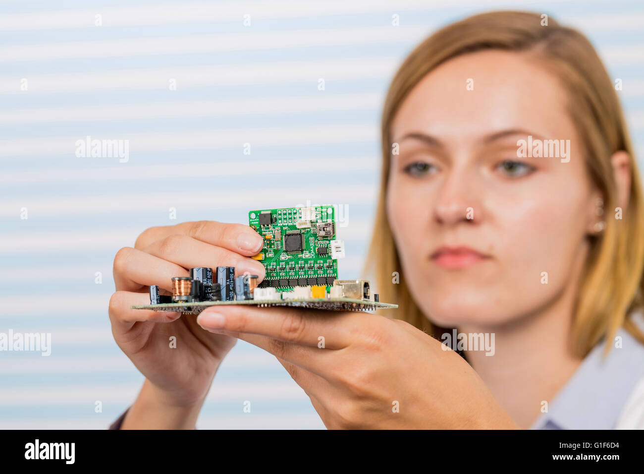 Electrical engineer testing circuit hi-res stock photography and images ...