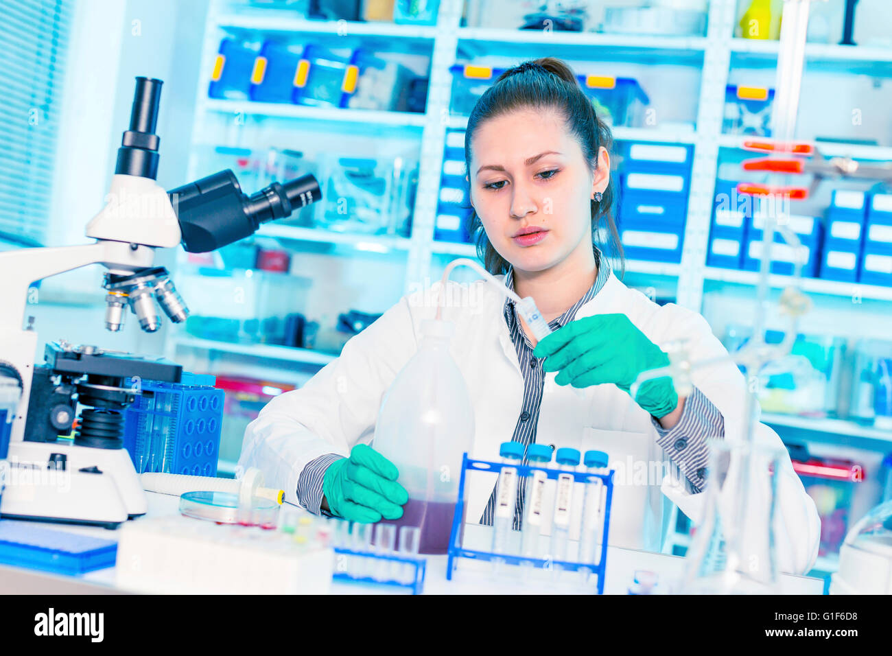 Samples testing hi-res stock photography and images - Alamy