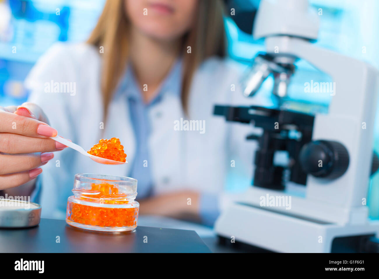 Researcher working fish laboratory hi-res stock photography and images ...