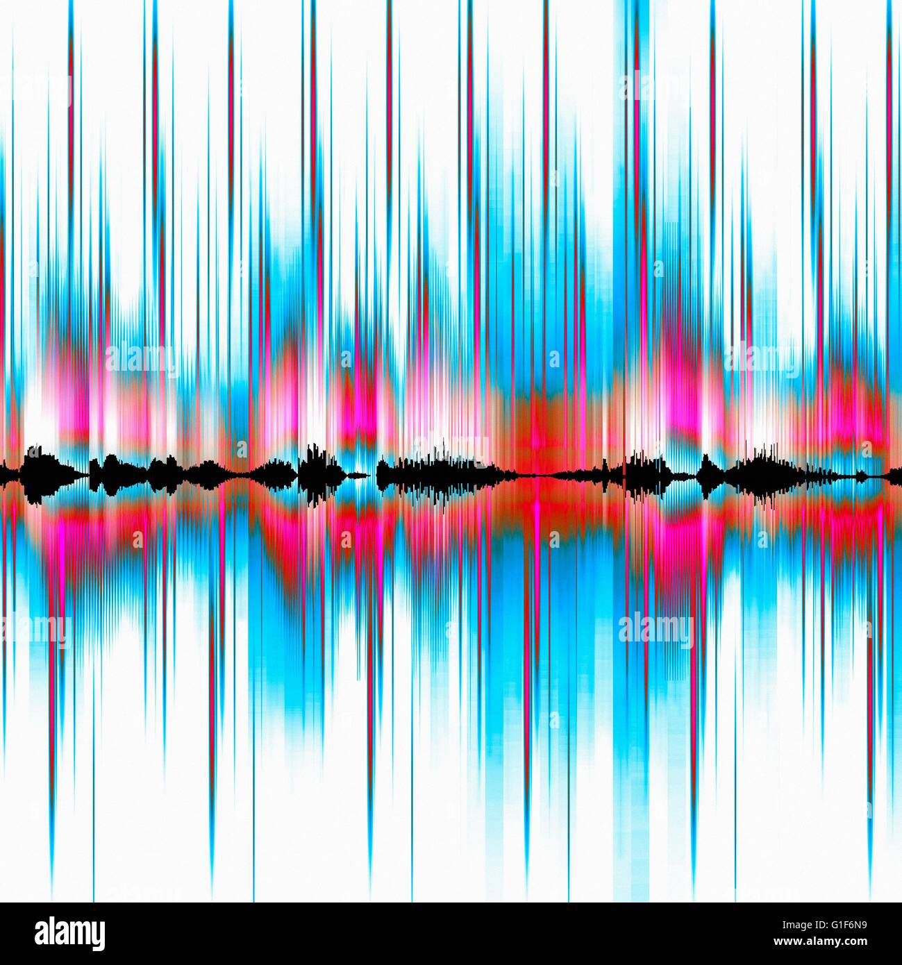 Sound waves illustration hi-res stock photography and images - Alamy
