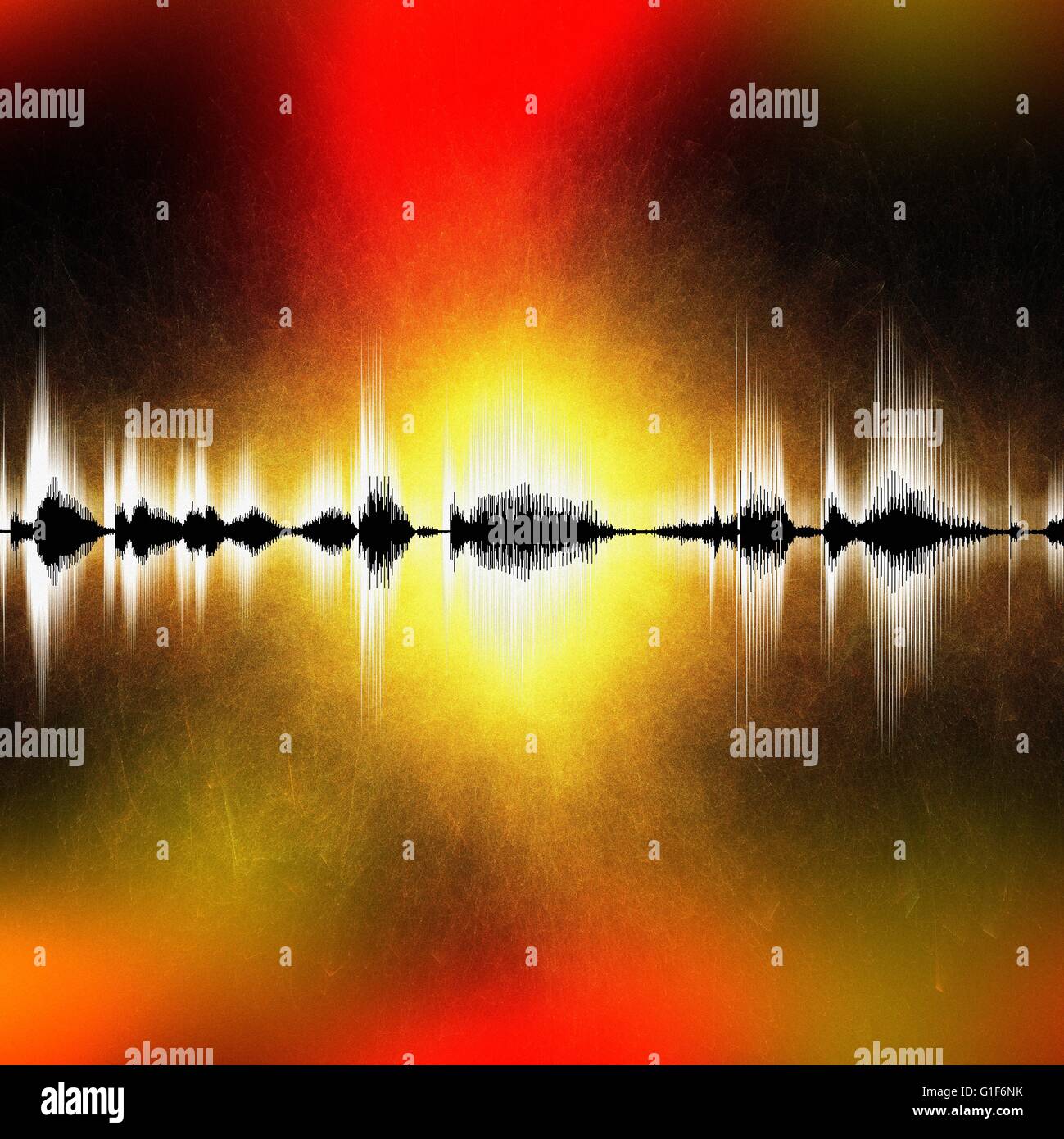 Sound waves illustration hi-res stock photography and images - Alamy