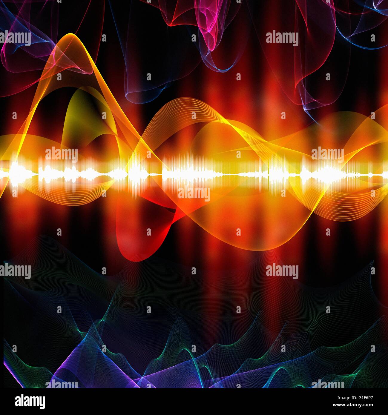 Abstract sound waves hi-res stock photography and images - Alamy