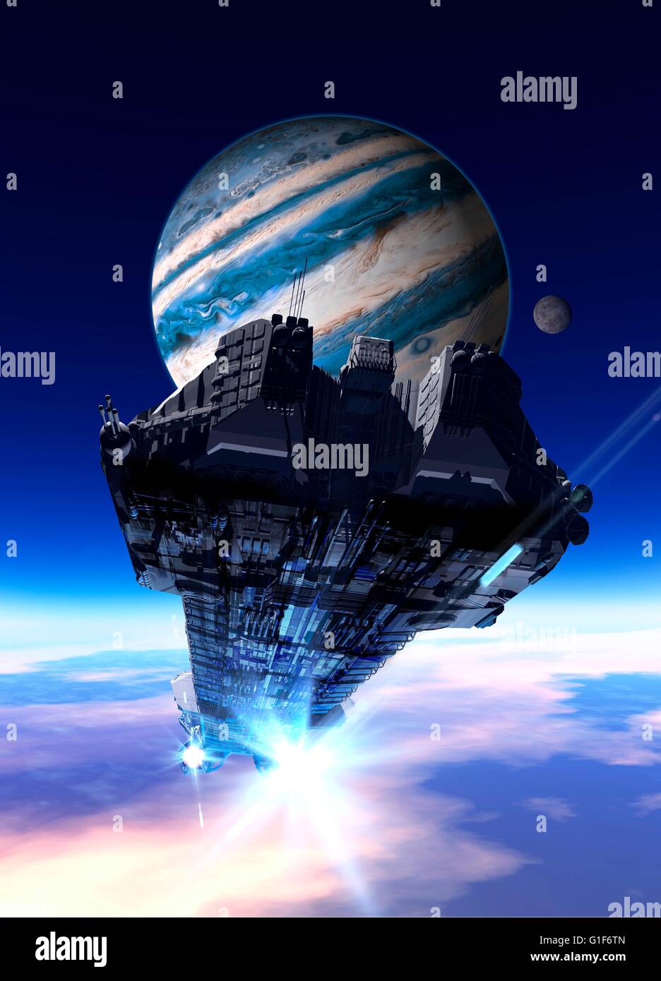 Space Fleet Concept Art